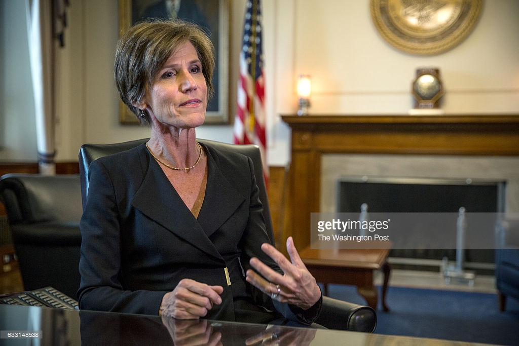 President Blocking Sally Yates From Testfying – Gronda Morin