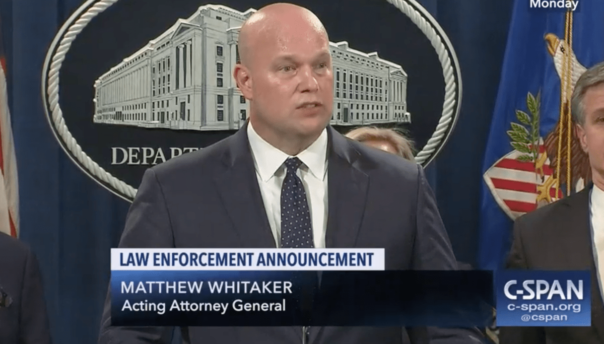 Fox TV’s Judge Napolitano Says, The Former DOJ Acting AG Whitaker Has ...